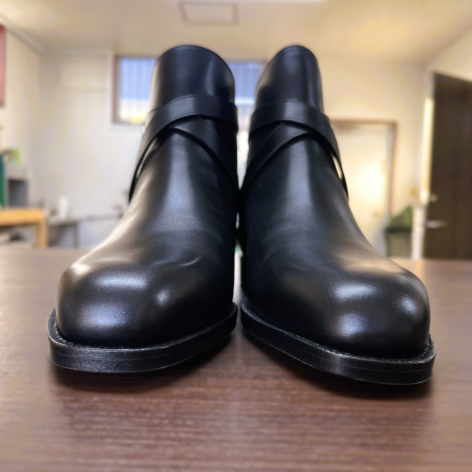 フラテッリジャコメッティ ソール補強＋トゥスチール取付（トライアンフ）｜レザーソール保護カスタム